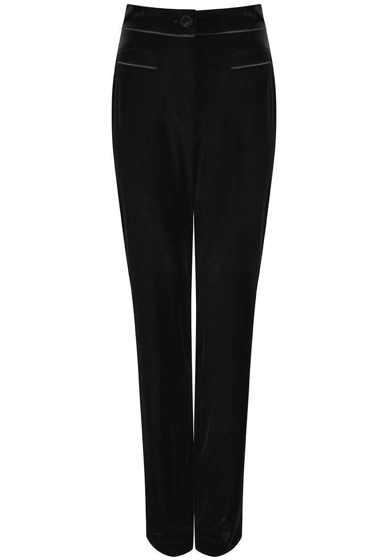 Welurowe spodnie w kolorze czarnym | ODZIEŻ \ WSZYSTKIE PRODUKTY ODZIEŻ ...